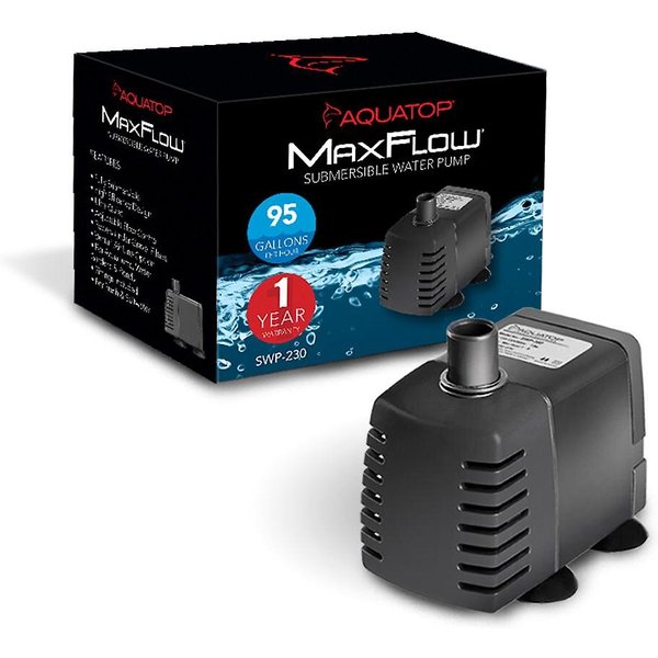 AQUATOP Nano Submersible Aquarium Pump, 118 GPH - Chewy.com