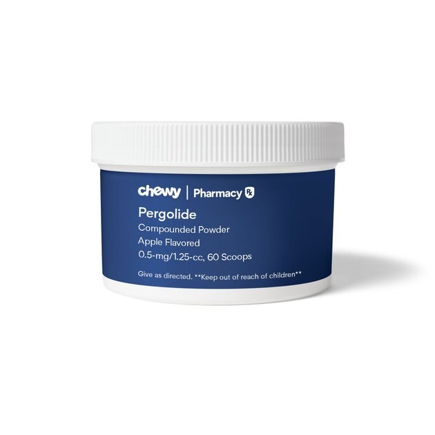 PERGOLIDE COMPOUNDED Powder Apple Flavored for Horses, 0.5-mg/1.25CC ...