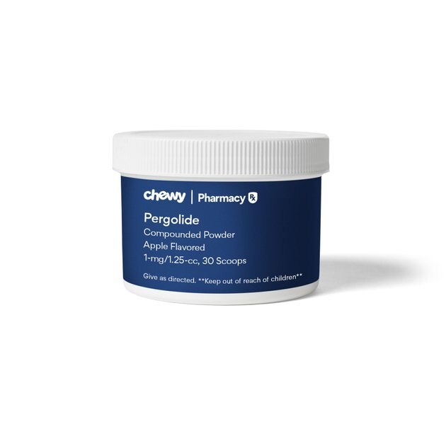PERGOLIDE COMPOUNDED Powder Apple Flavored for Horses, 1-MG/1.25CC, 30 ...