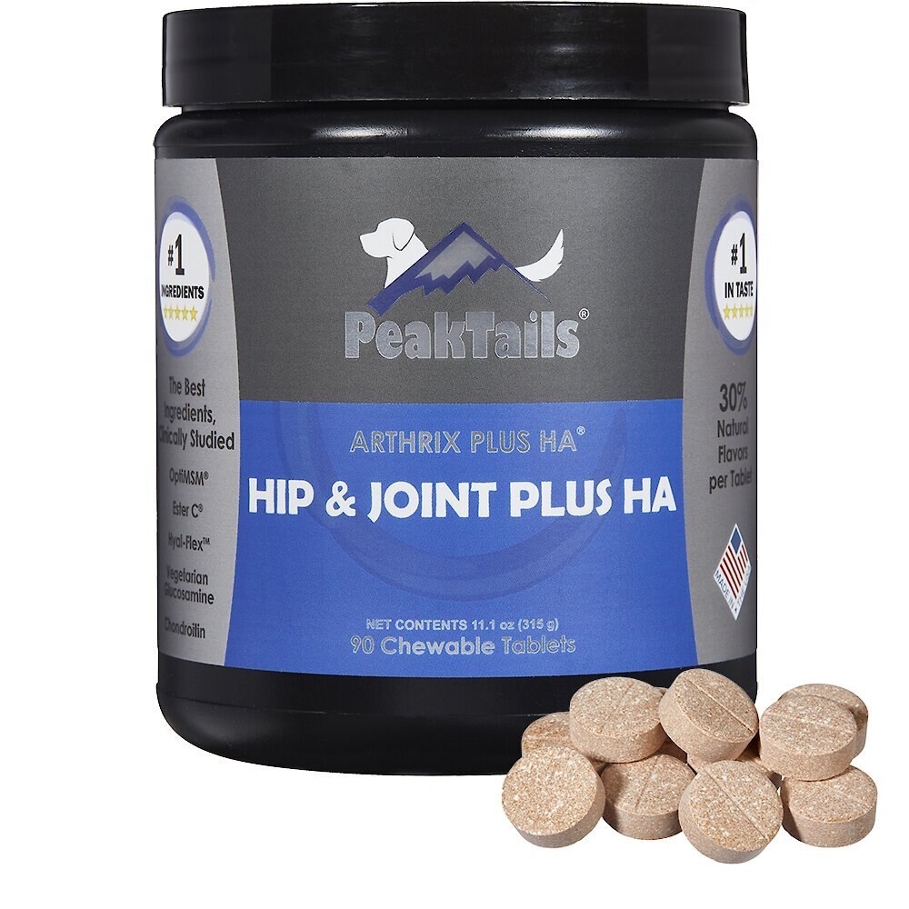 Questions and Answers about PEAKTAILS Arthrix Hip & Joint Plus HA Dog ...
