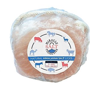 MIRACLE SALT COLLECTIVE Natural Himalayan Salt Lick, 7-lb block - Chewy.com