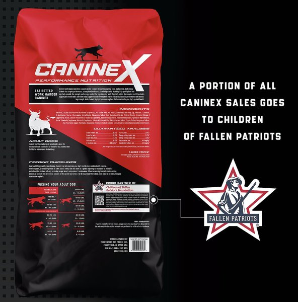SPORTMIX CanineX Performance Beef Formula Dry Dog Food, 40-lb bag ...