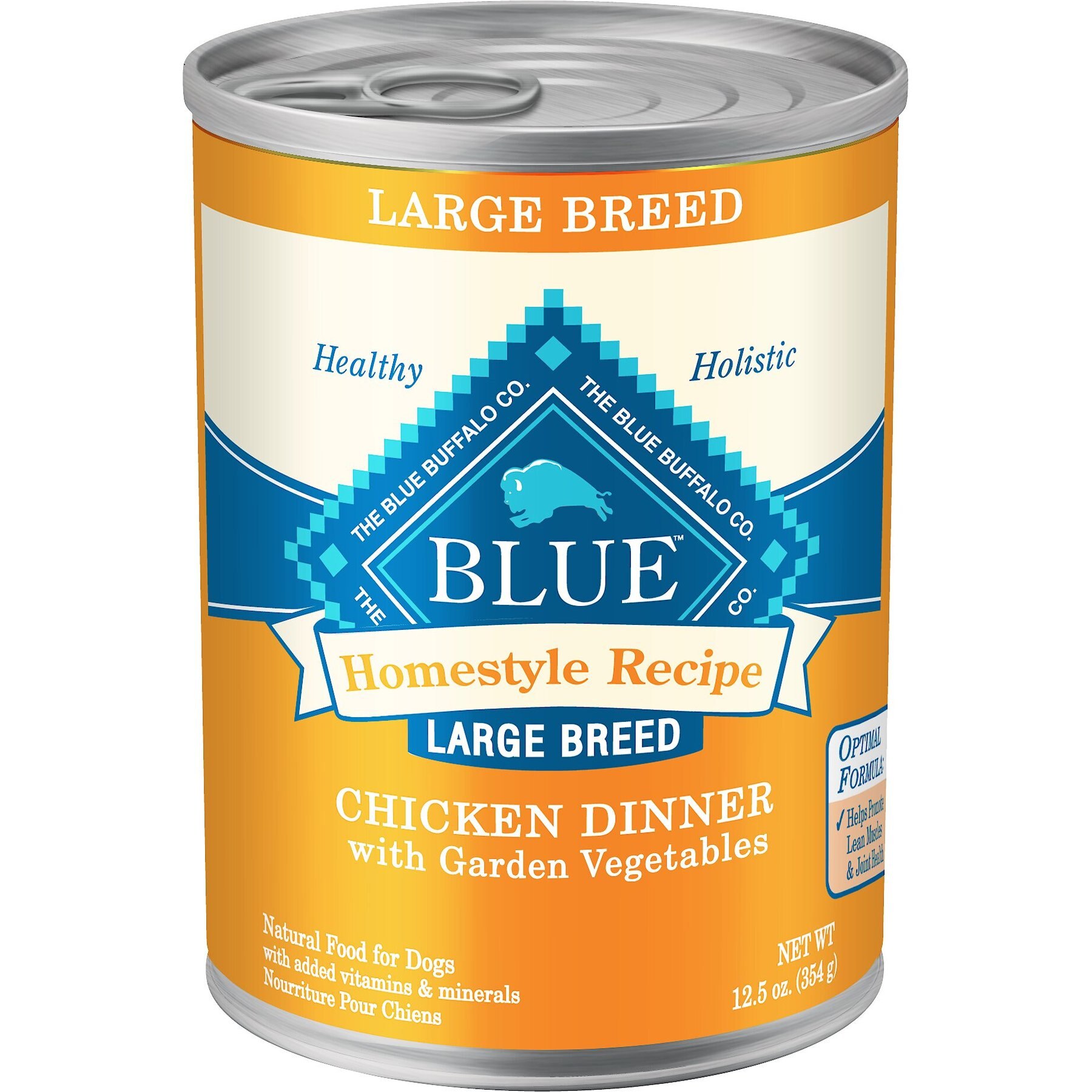 BLUE BUFFALO Homestyle Recipe Large Breed Chicken Dinner with Garden ...