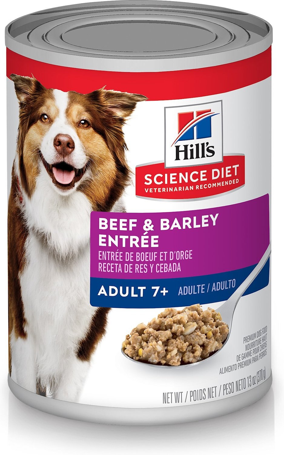 HILL S SCIENCE DIET Adult 7 Beef Barley Entree Canned Dog Food 13 HILL S SCIENCE DIET Adult 7 Beef Barley Entree Canned Dog Food 13