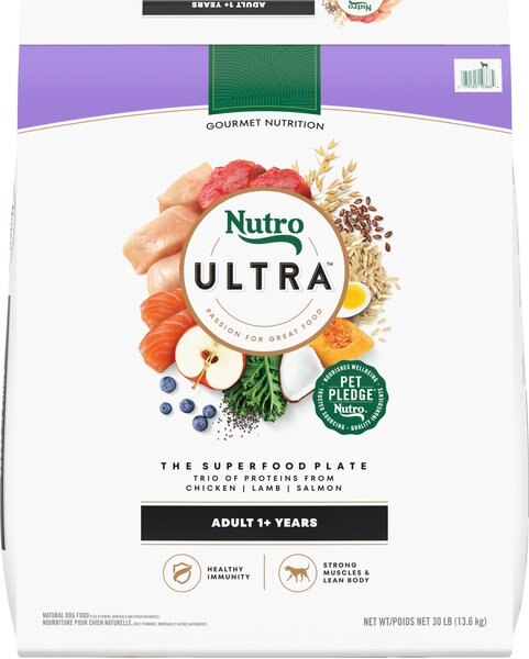 NUTRO Ultra High Protein Adult Dry Dog Food, 30-lb bag - Chewy.com