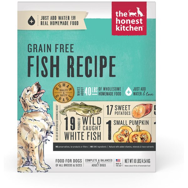 THE HONEST KITCHEN Limited Ingredient Diet Fish Recipe Grain-Free ...