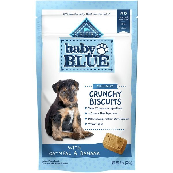 BLUE BUFFALO Baby Blue Soft Biscuits Natural Chicken & Carrots Puppy ...