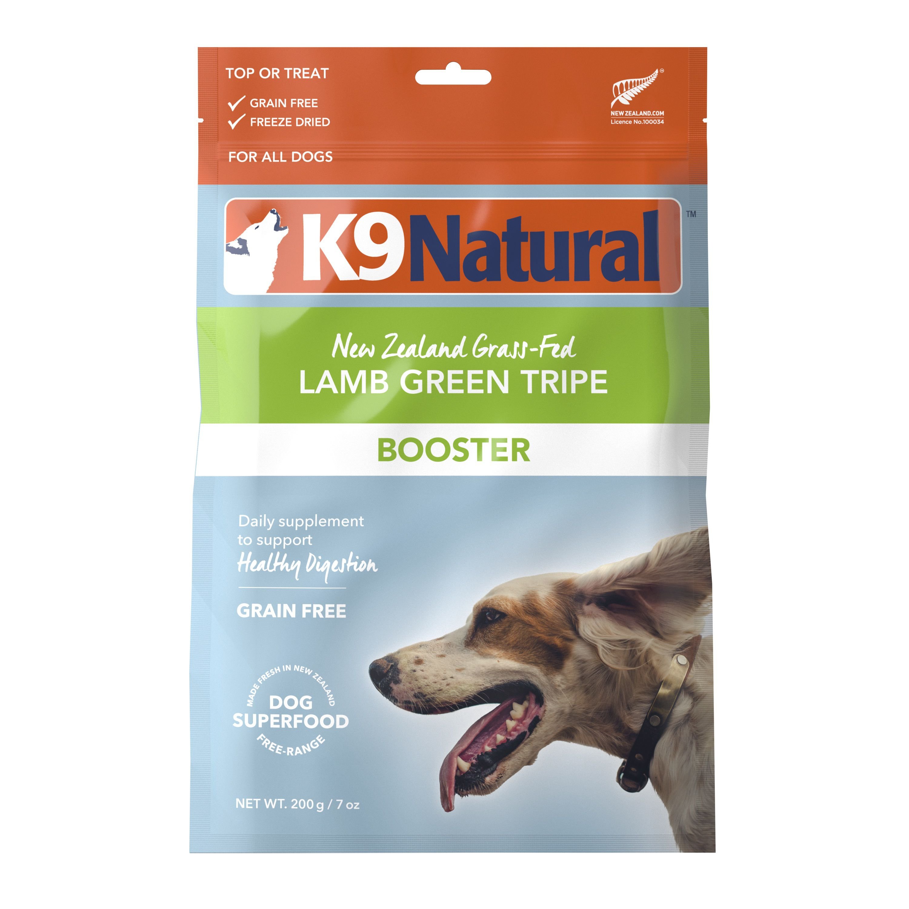 Questions and Answers about K9 NATURAL Lamb Green Tripe Booster Digestive Supplement for Dogs