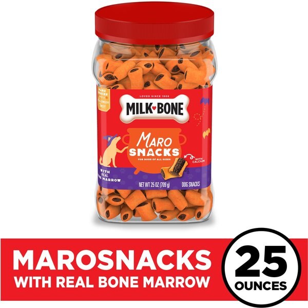 MILK-BONE Maro Snacks Halloween Dog Treats, 25-oz can - Chewy.com
