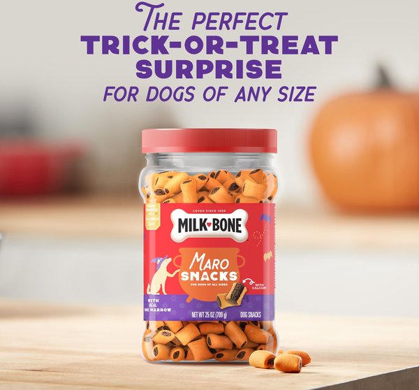 MILK-BONE Maro Snacks Halloween Dog Treats, 25-oz can - Chewy.com