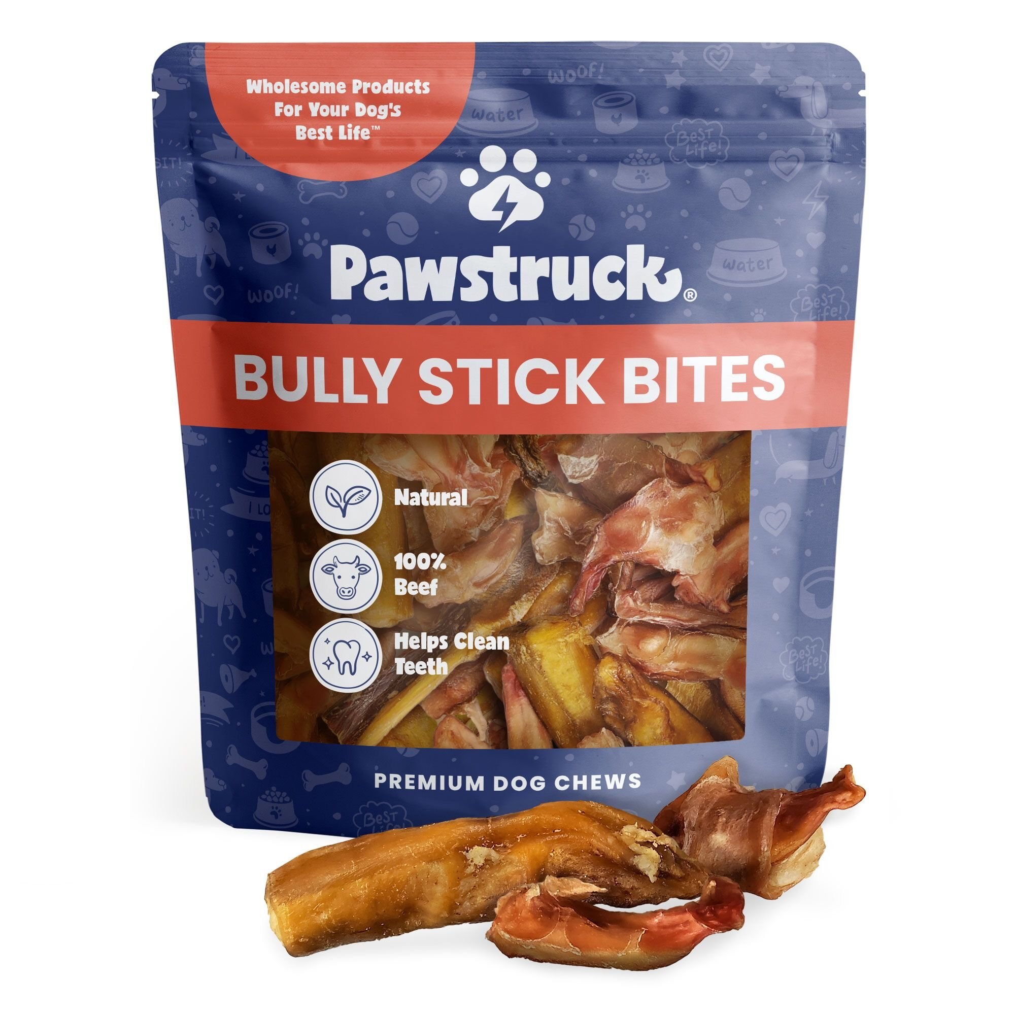 Questions and Answers about PAWSTRUCK Bully Stick Bites Dog Treats
