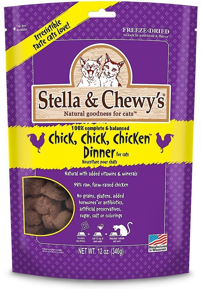 STELLA & CHEWY'S Chick Chick Chicken Dinner Freeze-Dried Raw Dog Food ...