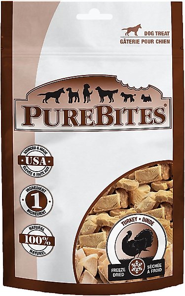 Discontinued - PUREBITES Turkey Breast Freeze-Dried Raw Dog Treats, 1. ...