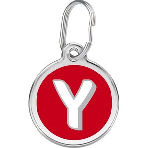 RED DINGO Alphabet Stainless Steel Personalized Dog & Cat ID Tag ...