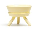 PETS SO GOOD Oreo Table Dog & Cat Bowl, Lemon Yellow, Medium - Chewy.com