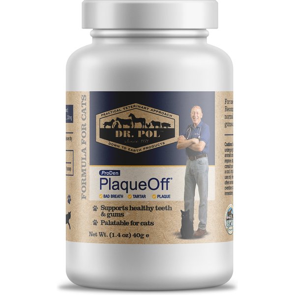 PRODEN PlaqueOff Powder Cat Supplement, 40g bottle - Chewy.com