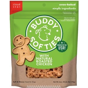 BUDDY BISCUITS Softies with Peanut Butter Soft & Chewy Dog Treats, 20 ...