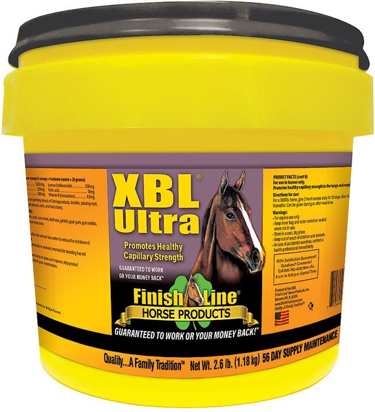FINISH LINE XBL Horse Supplement, 2.6-lb bag - Chewy.com