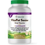 NATURVET VitaPet Senior Daily Vitamins Plus Glucosamine Dog Supplement ...
