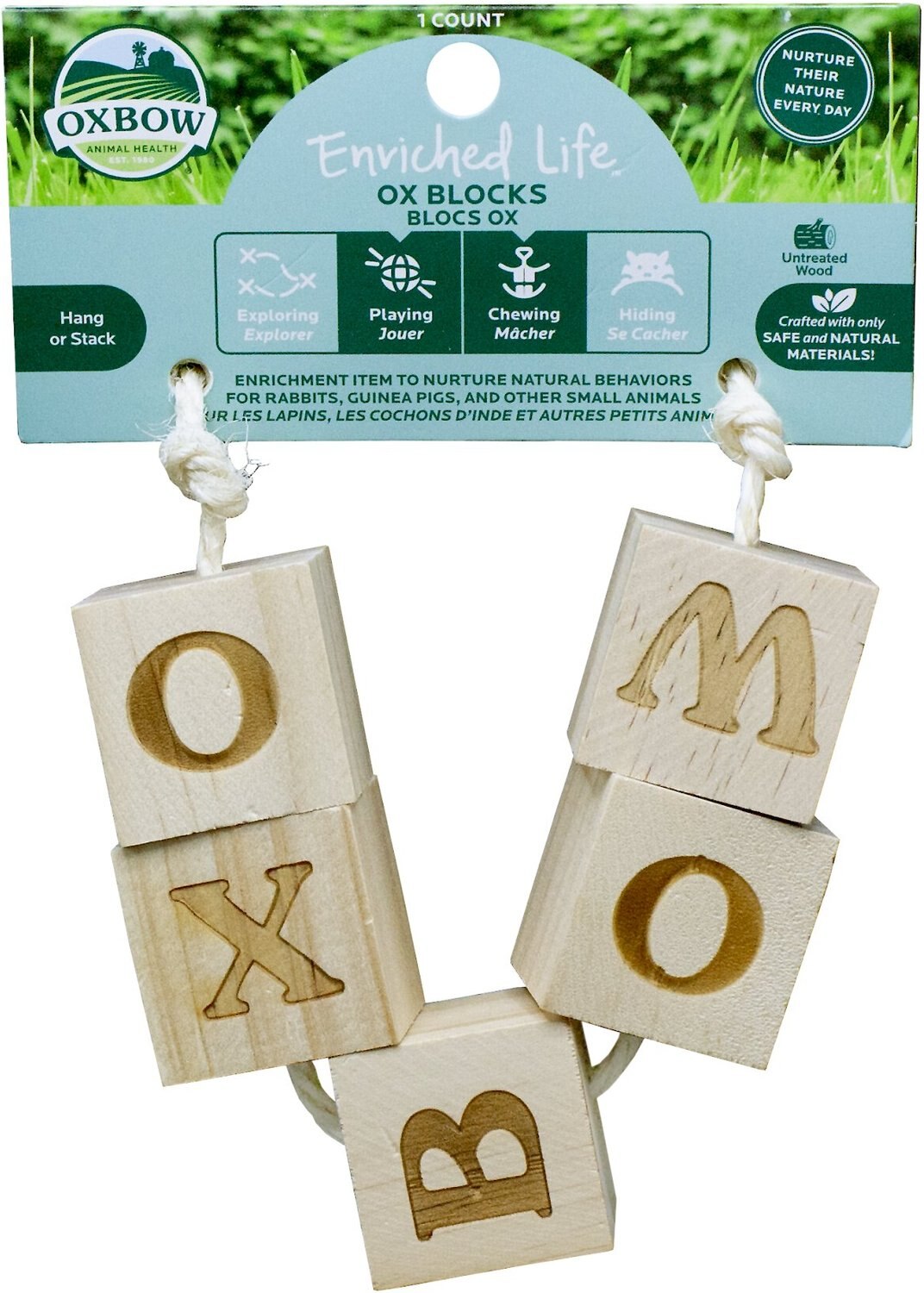OXBOW Animal Health Enriched Life Ox Blocks Small Animal Toy - Chewy.com