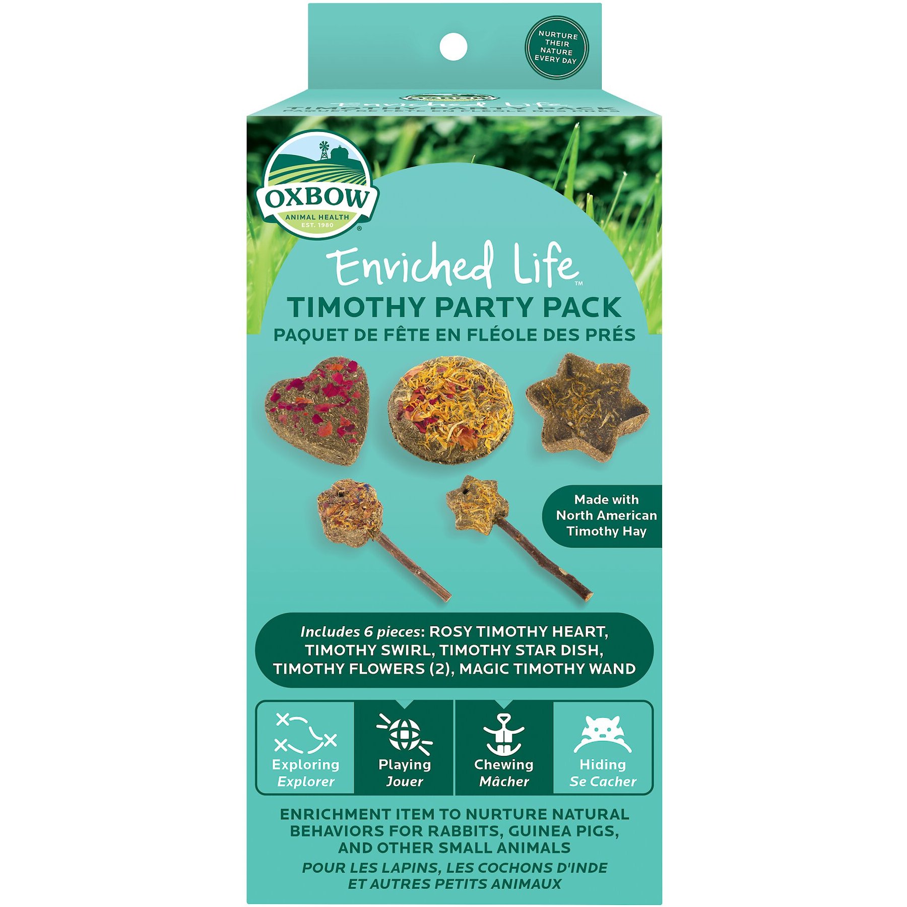 OXBOW Animal Health Enriched Life Timothy Party Pack Small Animal Toy ...