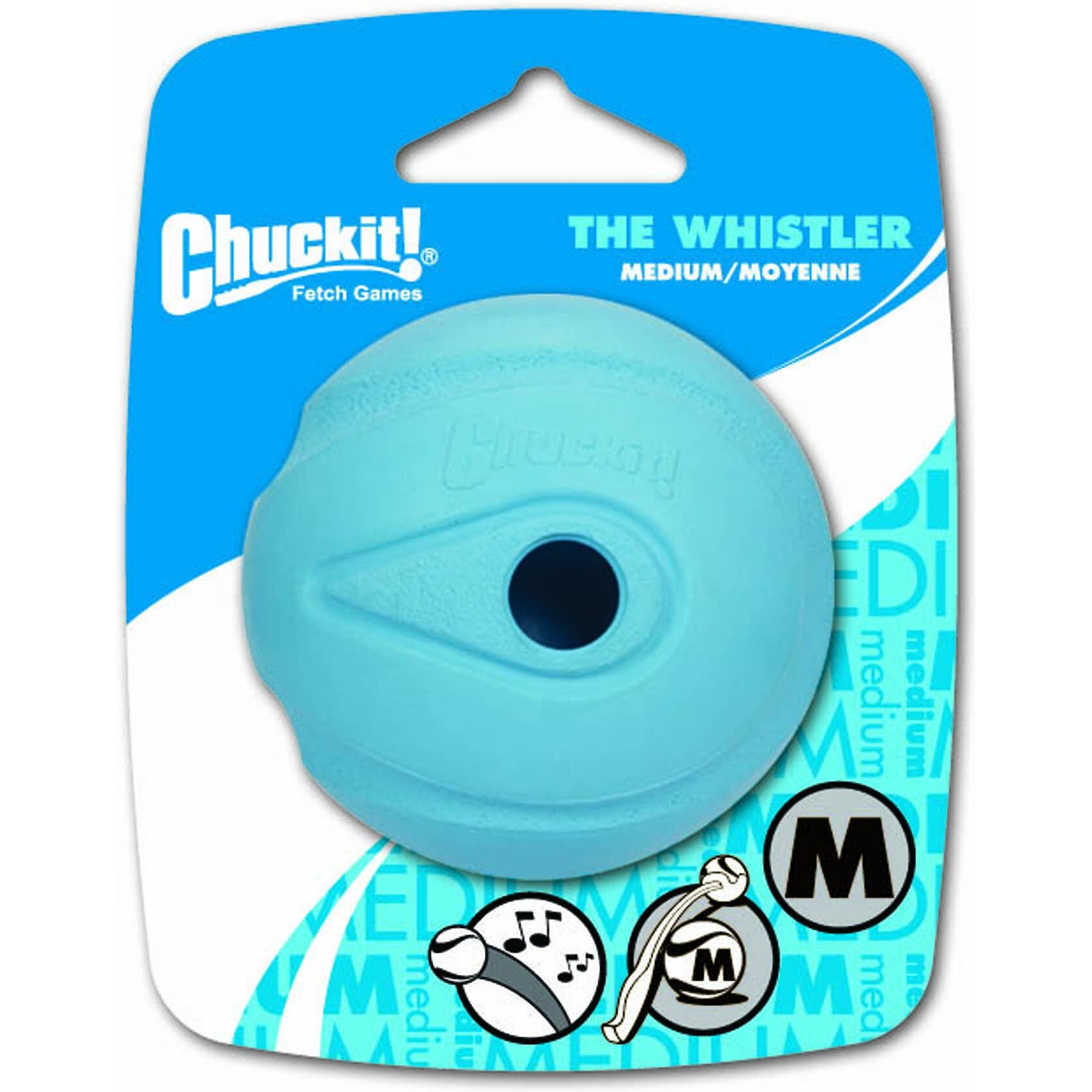 CHUCKIT! The Whistler Ball Dog Toy, Color Varies, Medium - Chewy.com