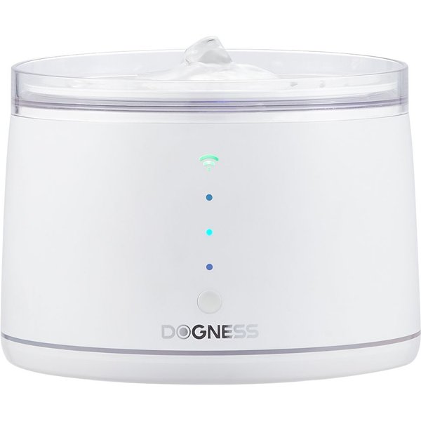 HANAMYA Automatic Dog & Cat Water Fountain, White - Chewy.com