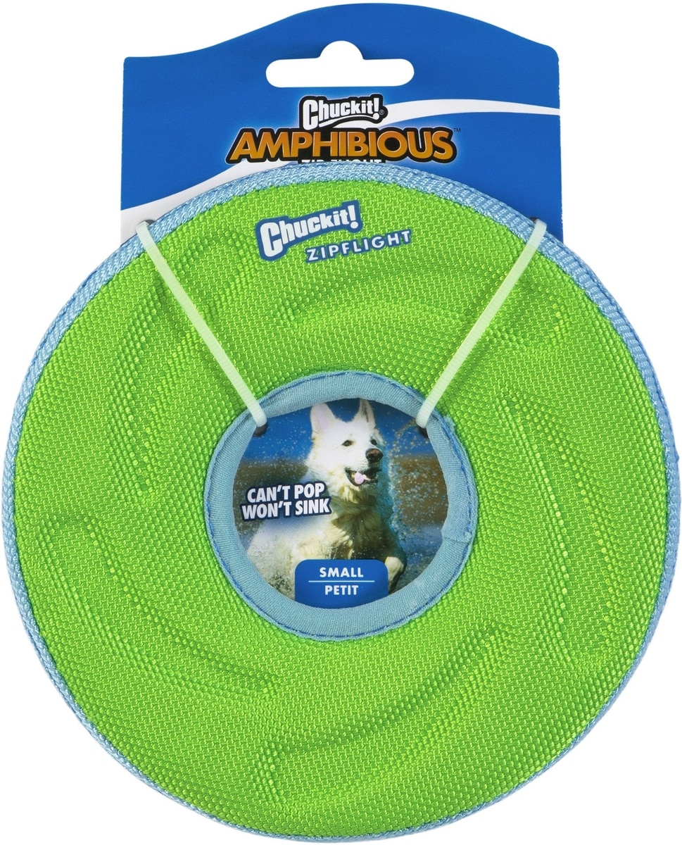 CHUCKIT! Zipflight Disc Dog Toy, Color Varies, Small - Chewy.com