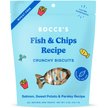 BOCCE'S BAKERY Fish & Chips Biscuits Crunchy Dog Treats, 5-oz bag ...