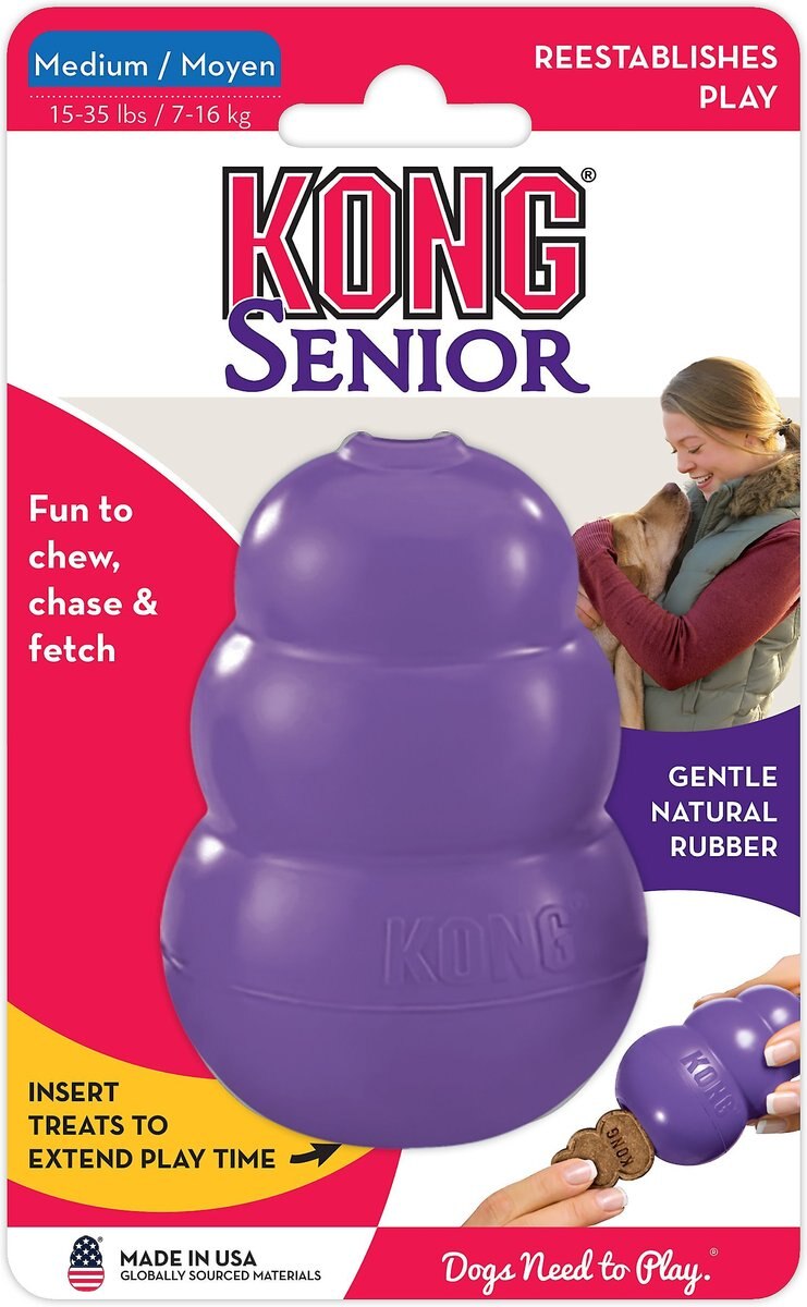 KONG Senior Dog Toy, Medium - Chewy.com