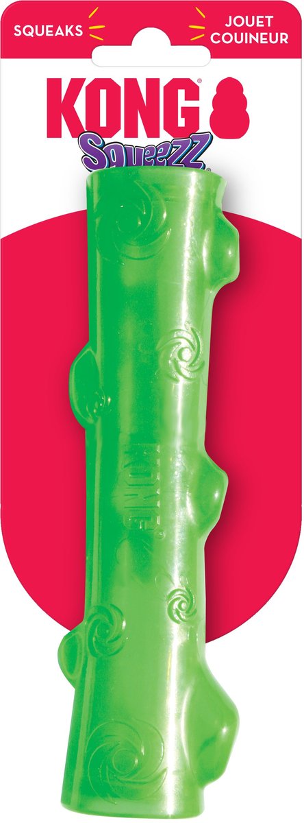 KONG Squeezz Stick Dog Toy, Color Varies, Medium - Chewy.com