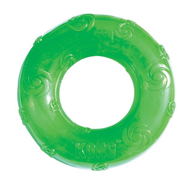 KONG Squeezz Ring Dog Toy, Color Varies, Medium - Chewy.com