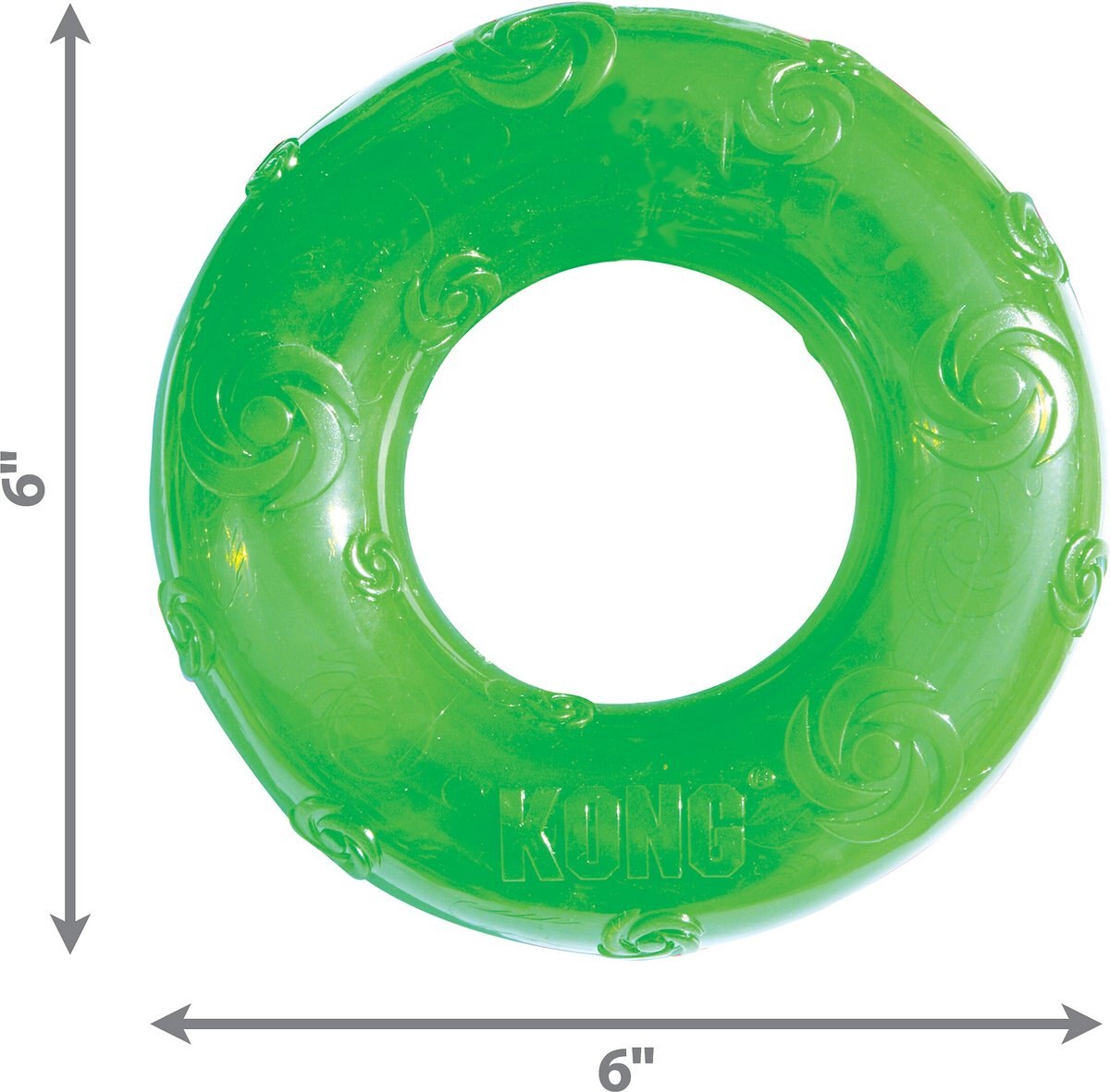 KONG Squeezz Ring Dog Toy, Color Varies, Large - Chewy.com