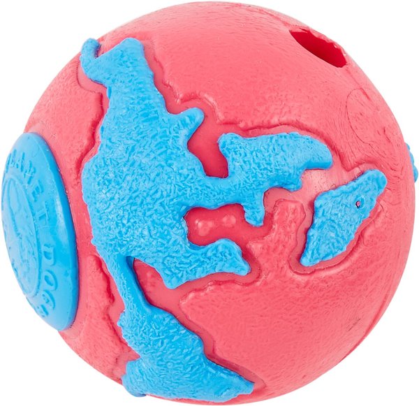 Discontinued - Planet Dog Orbee-Tuff Ball Tough Dog Chew Toy, Pink/Blue ...
