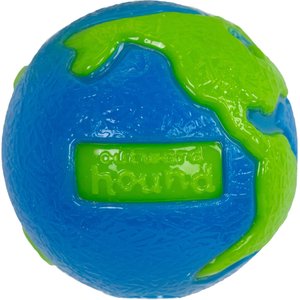 OUTWARD HOUND Orbee-Tuff Ball Tough Dog Chew Toy, Blue/Green, Small ...