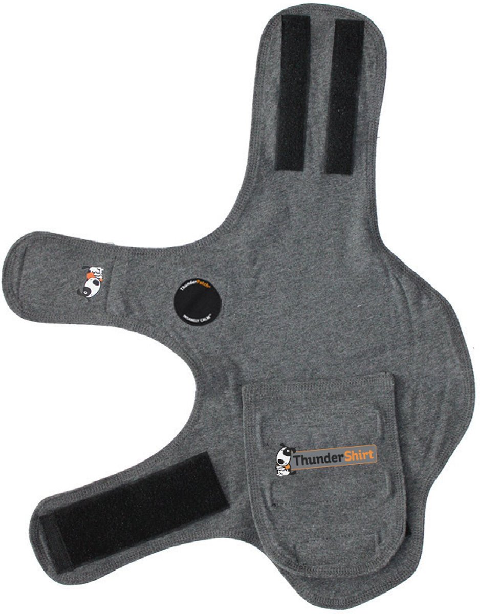 THUNDERSHIRT Classic Anxiety & Calming Vest for Dogs, Heather Grey ...
