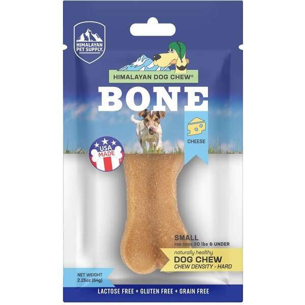 HIMALAYAN PET SUPPLY Himalayan Cheese Bone Dog Treat, Small, 2 count ...