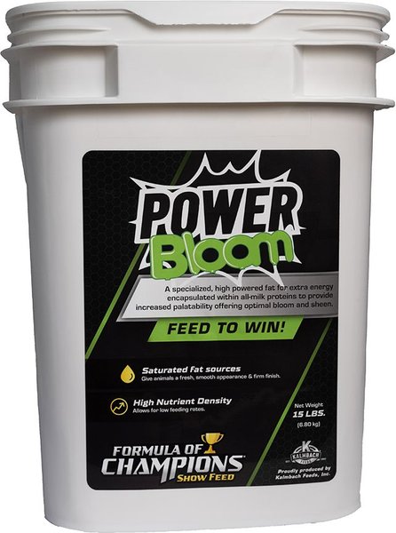 FORMULA OF CHAMPIONS Power Bloom Show Livestock Feed, 15-lb bucket ...