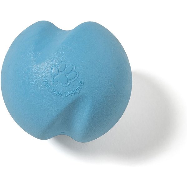 WEST PAW Zogoflex Jive Tough Ball Dog Toy, Aqua Blue, Mini - Chewy.com