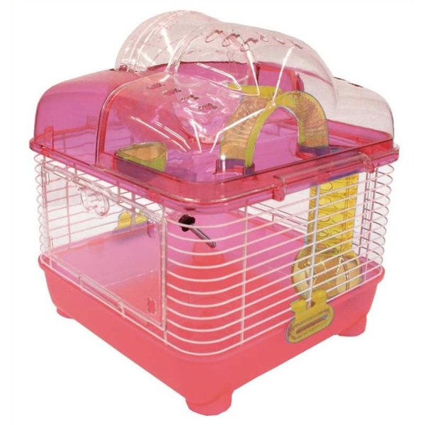 YML Square Hamster Habitat & Accessories, Blue, Small - Chewy.com