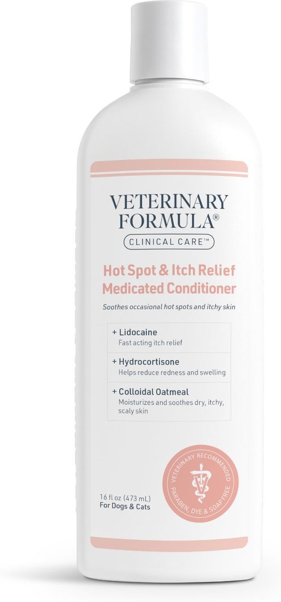VETERINARY FORMULA CLINICAL CARE Hot Spot & Itch Relief Conditioner, 16 ...