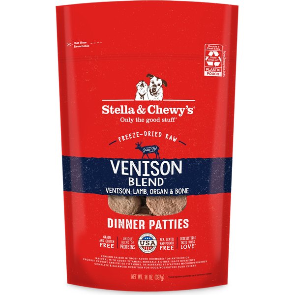STELLA & CHEWY'S Absolutely Rabbit Dinner Patties Freeze-Dried Raw Dog ...