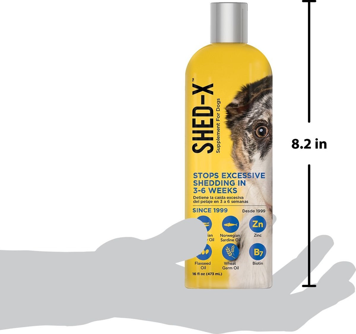 SHED-X Dermaplex Shed Control Nutritional Supplement for Dogs, 16-fl oz ...