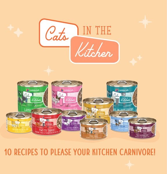 WERUVA Cats in the Kitchen Lamb Burgini Lamb Au Jus Grain-Free Wet Cat ...