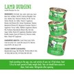 WERUVA Cats in the Kitchen Lamb Burgini Lamb Au Jus Grain-Free Canned ...
