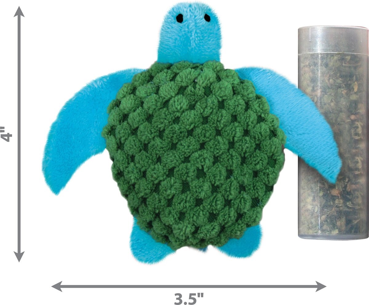 KONG Refillable Turtle Catnip Cat Toy - Chewy.com