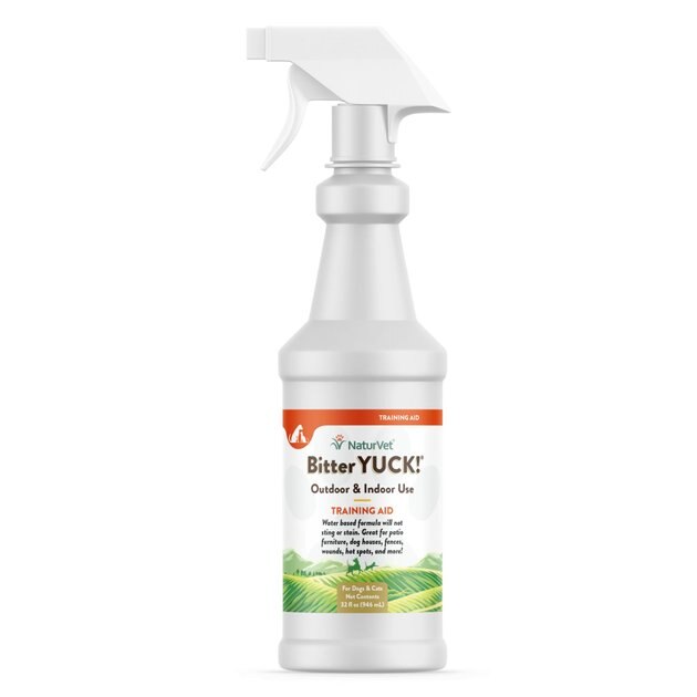 NATURVET Bitter YUCK! No Chew Dog, Cat & Horse Spray, 32-oz bottle ...