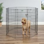 GO PET CLUB Heavy Duty Wire Dog Exercise Pen, Large - Chewy.com