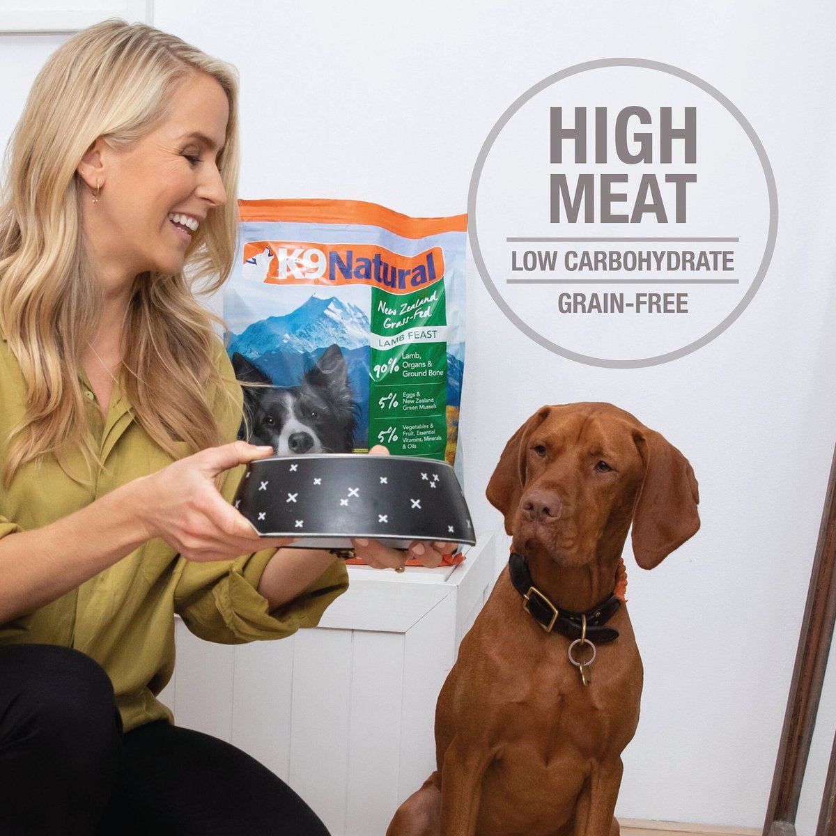 K9 NATURAL Lamb Feast Raw Grain-Free Freeze-Dried Dog Food, 8-lb bag ...