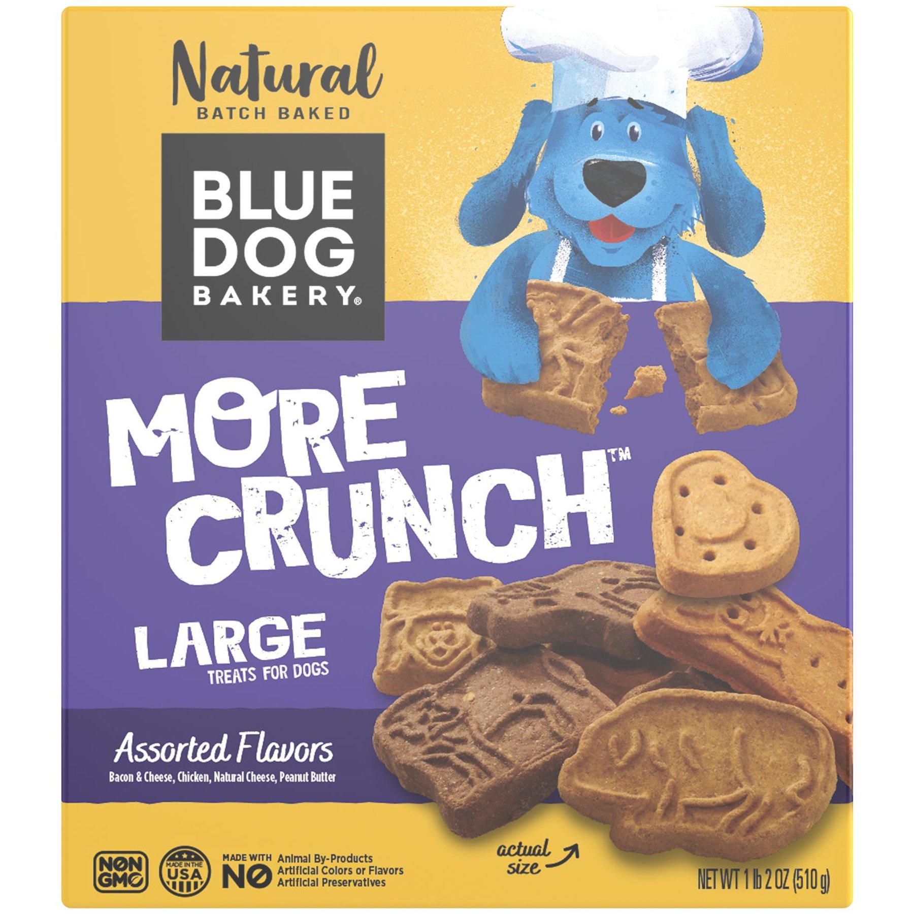 BLUE DOG BAKERY More Flavors Assorted Dog Treats, 18-oz box - Chewy.com